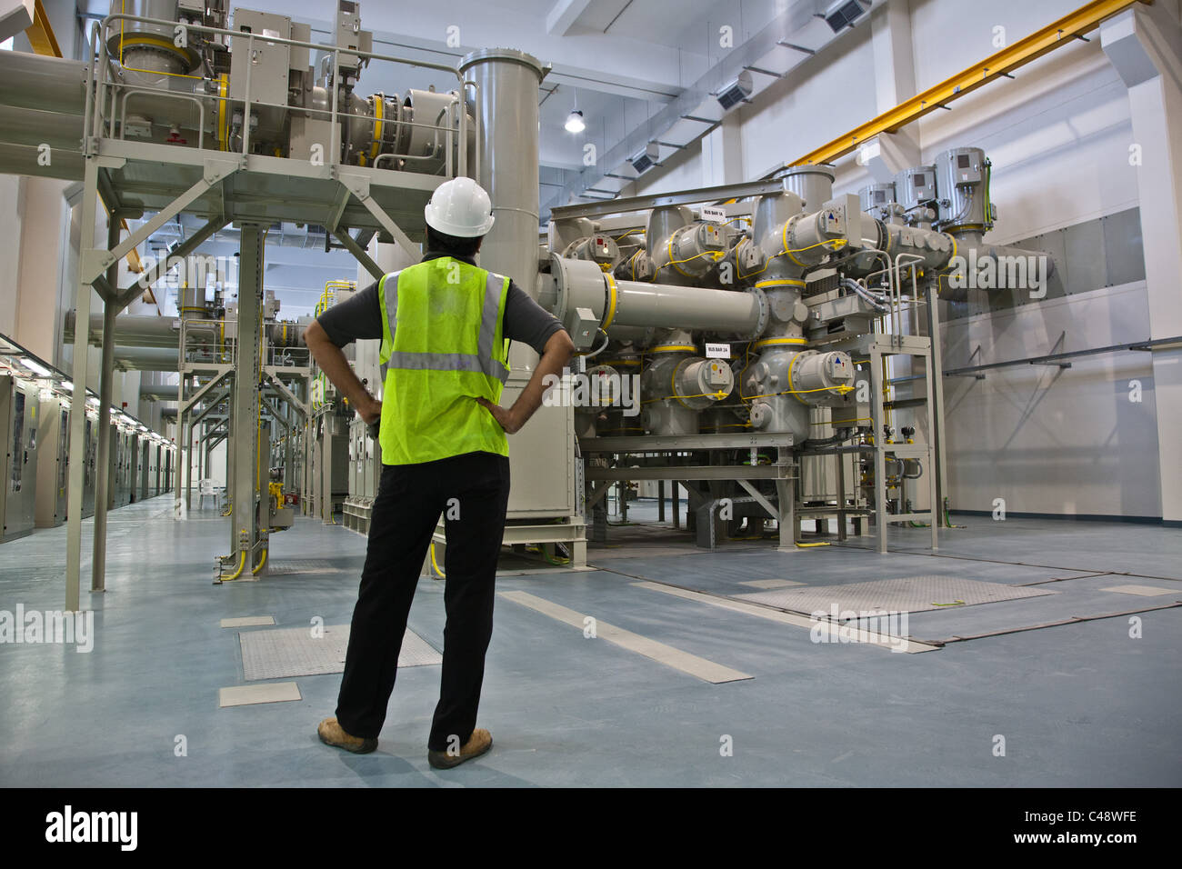 Al Ain Sub Station Power Plant Abu Dhabi UAE Stock Photo - Alamy