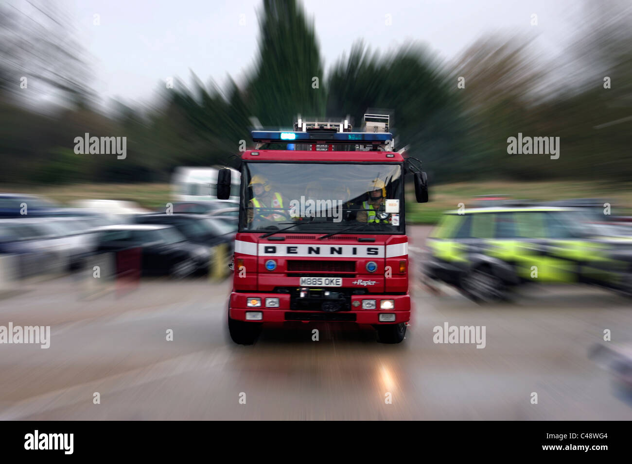 Dennis rapier fire engine hi-res stock photography and images - Alamy