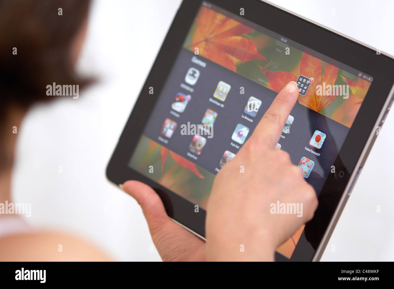 Ipad touch screen hi-res stock photography and images - Alamy