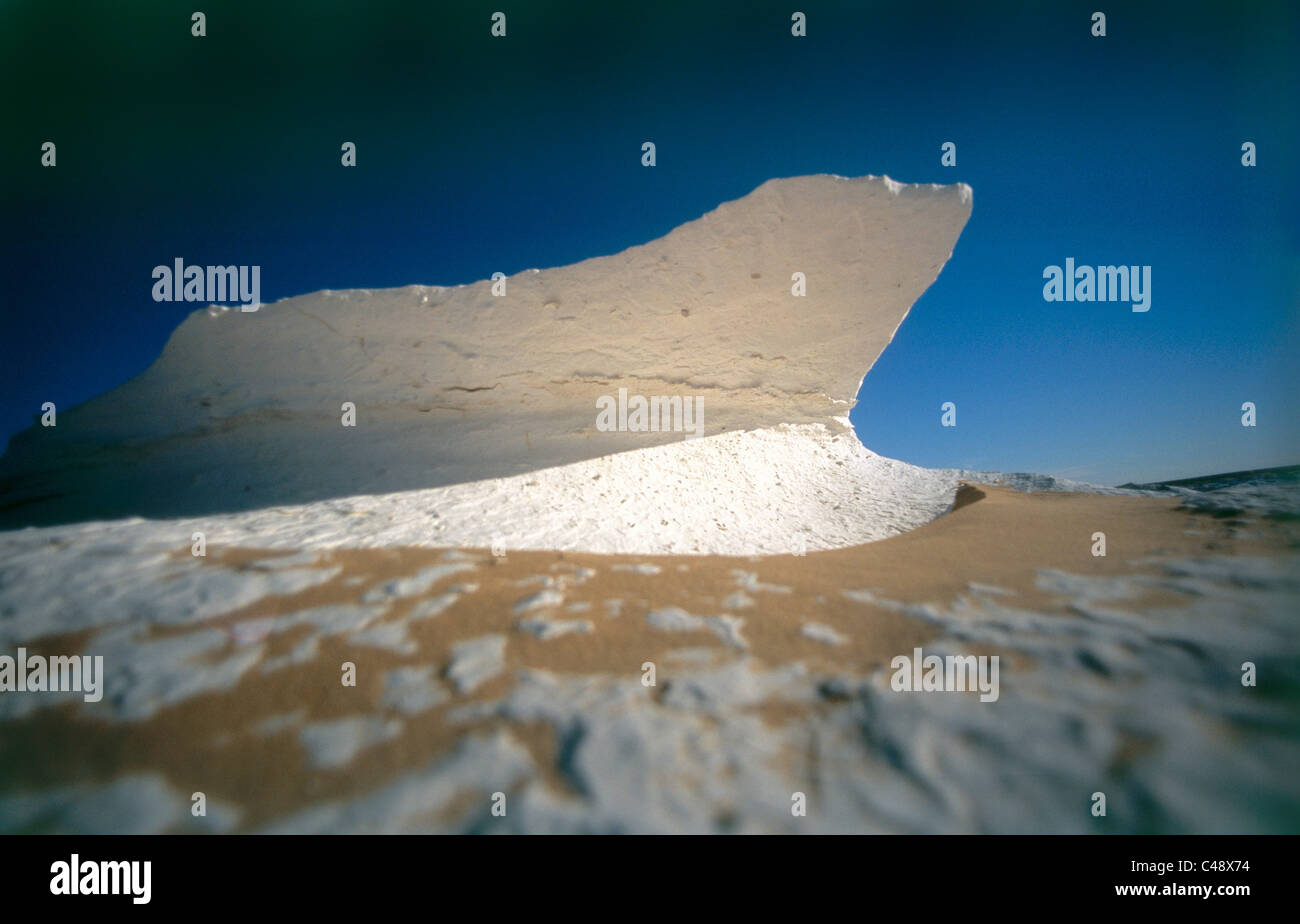 Abstract view of a Quartz crystals in the western desert of Egypt Stock ...