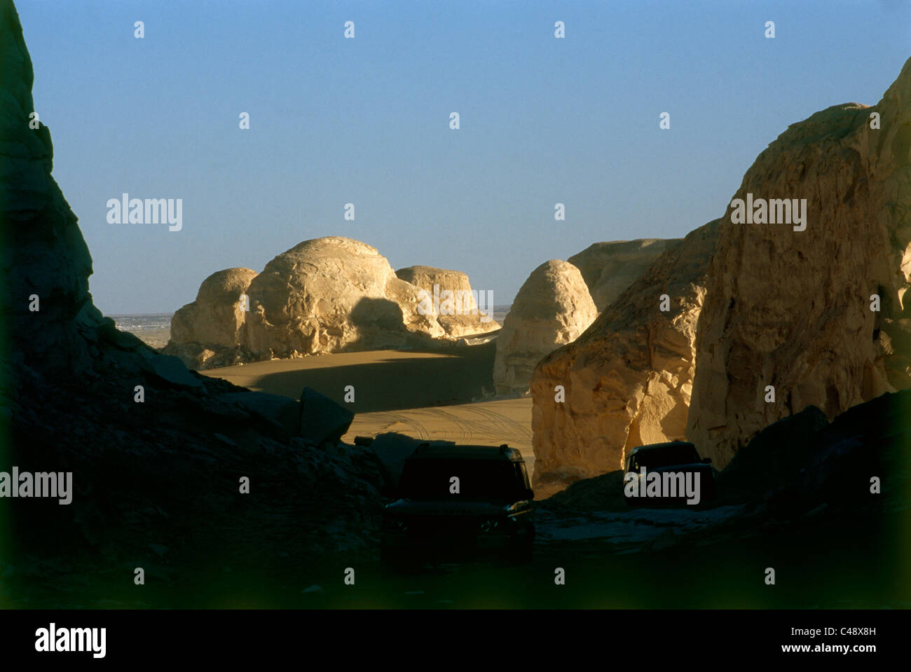 Photograph of the landscape of the western desert of Egypt Stock Photo ...
