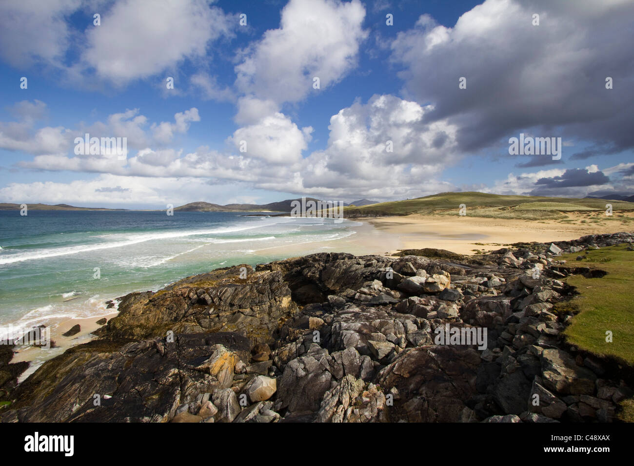 horgabost beach isle of harris western isles outer hebrides highlands ...