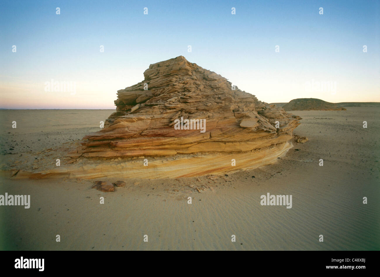 Photograph of the landscape of the western desert of Egypt Stock Photo ...