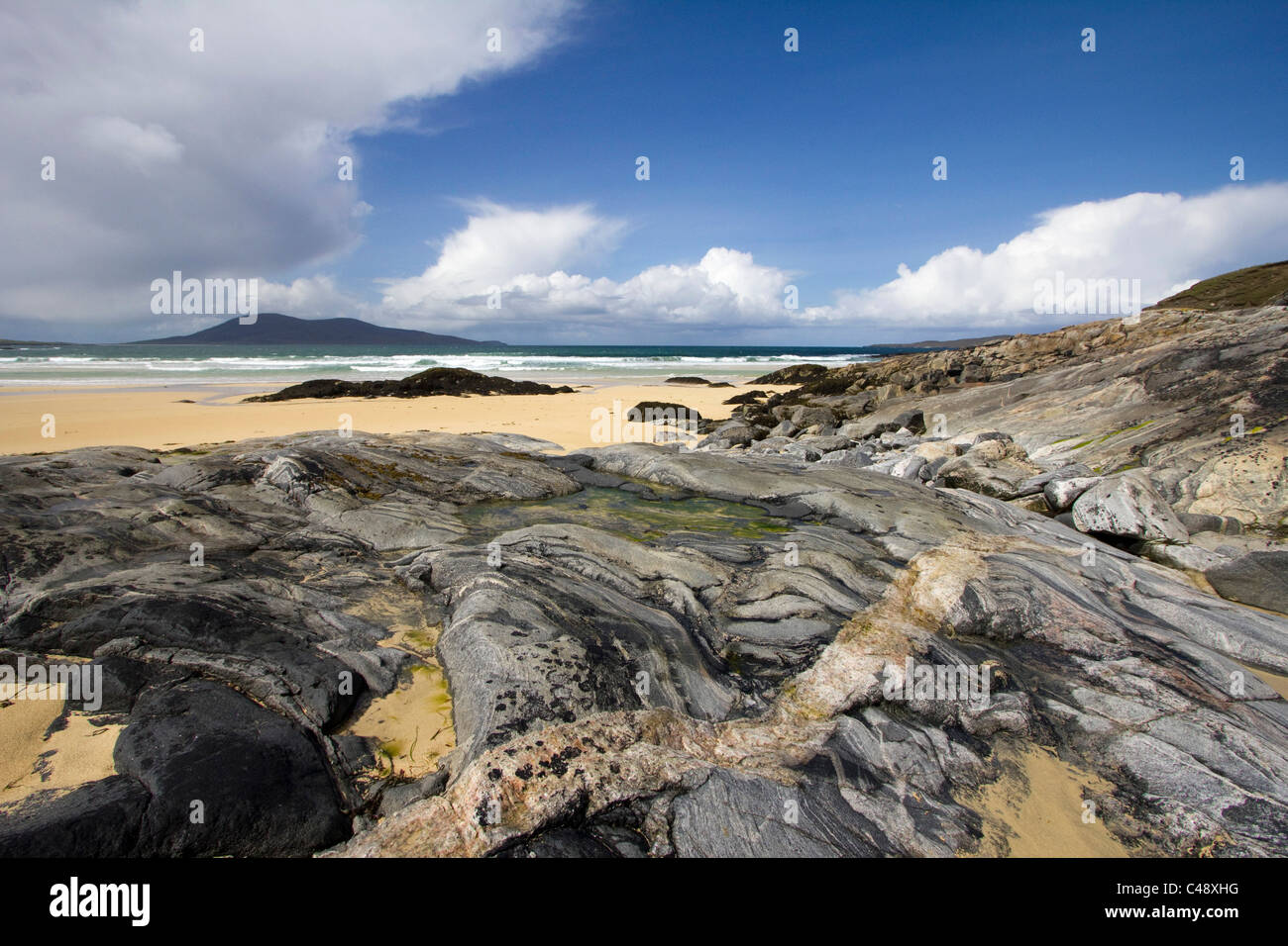 horgabost beach isle of harris western isles outer hebrides highlands ...
