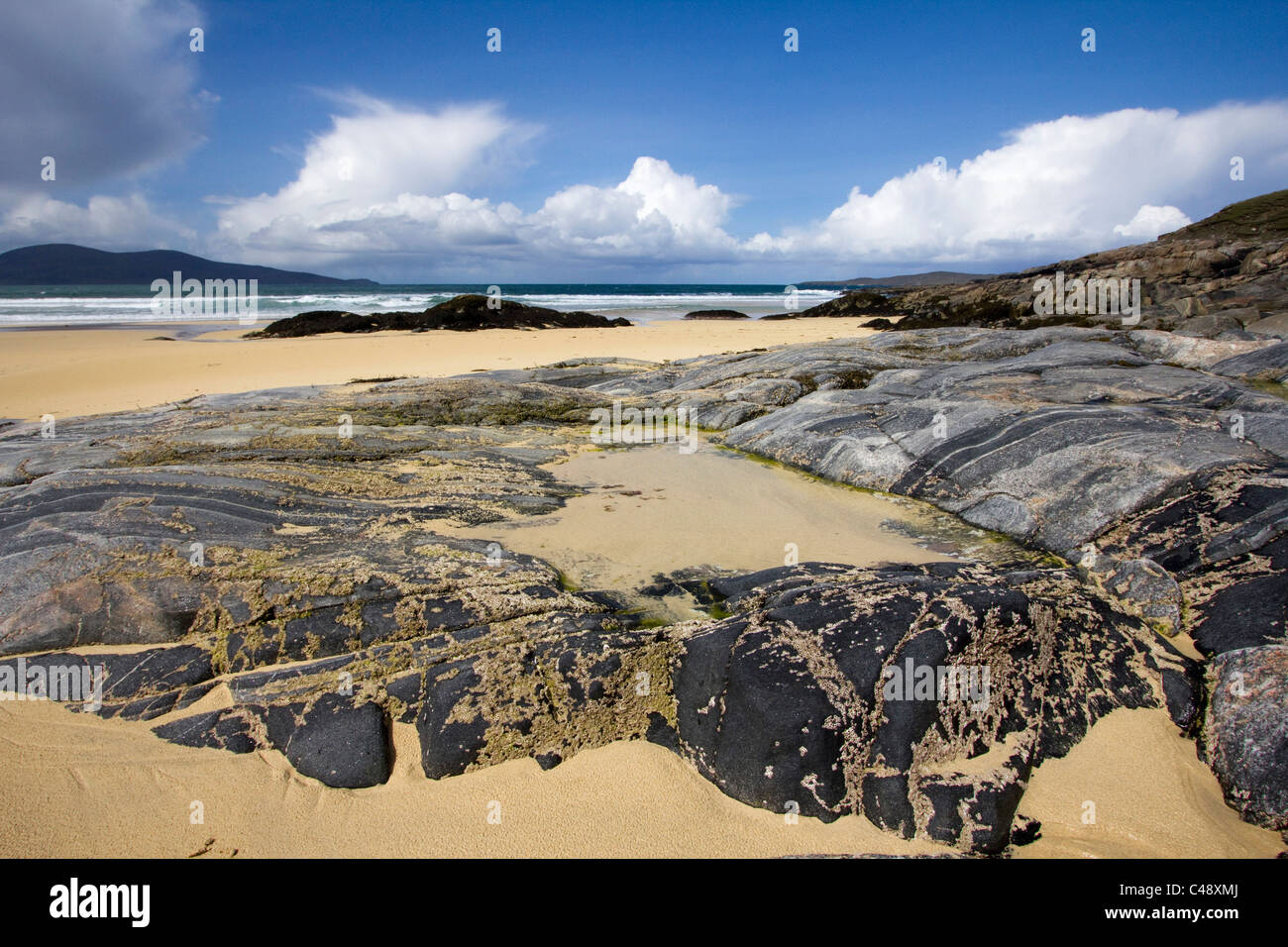 horgabost beach isle of harris western isles outer hebrides highlands ...