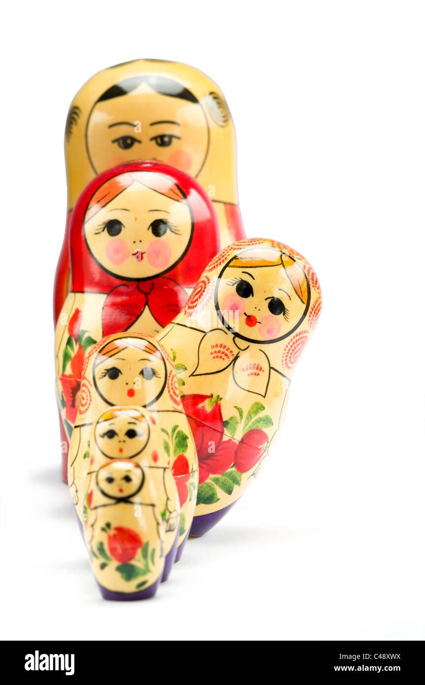 Babushka nesting dolls Stock Photo - Alamy