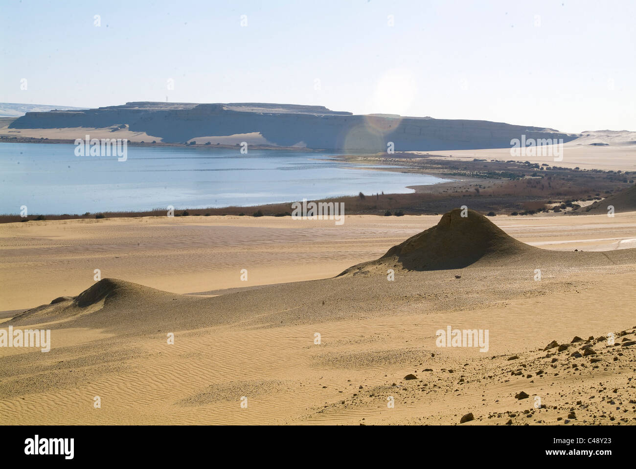 Photograph of the landscape of the Western Desert of Egypt Stock Photo ...