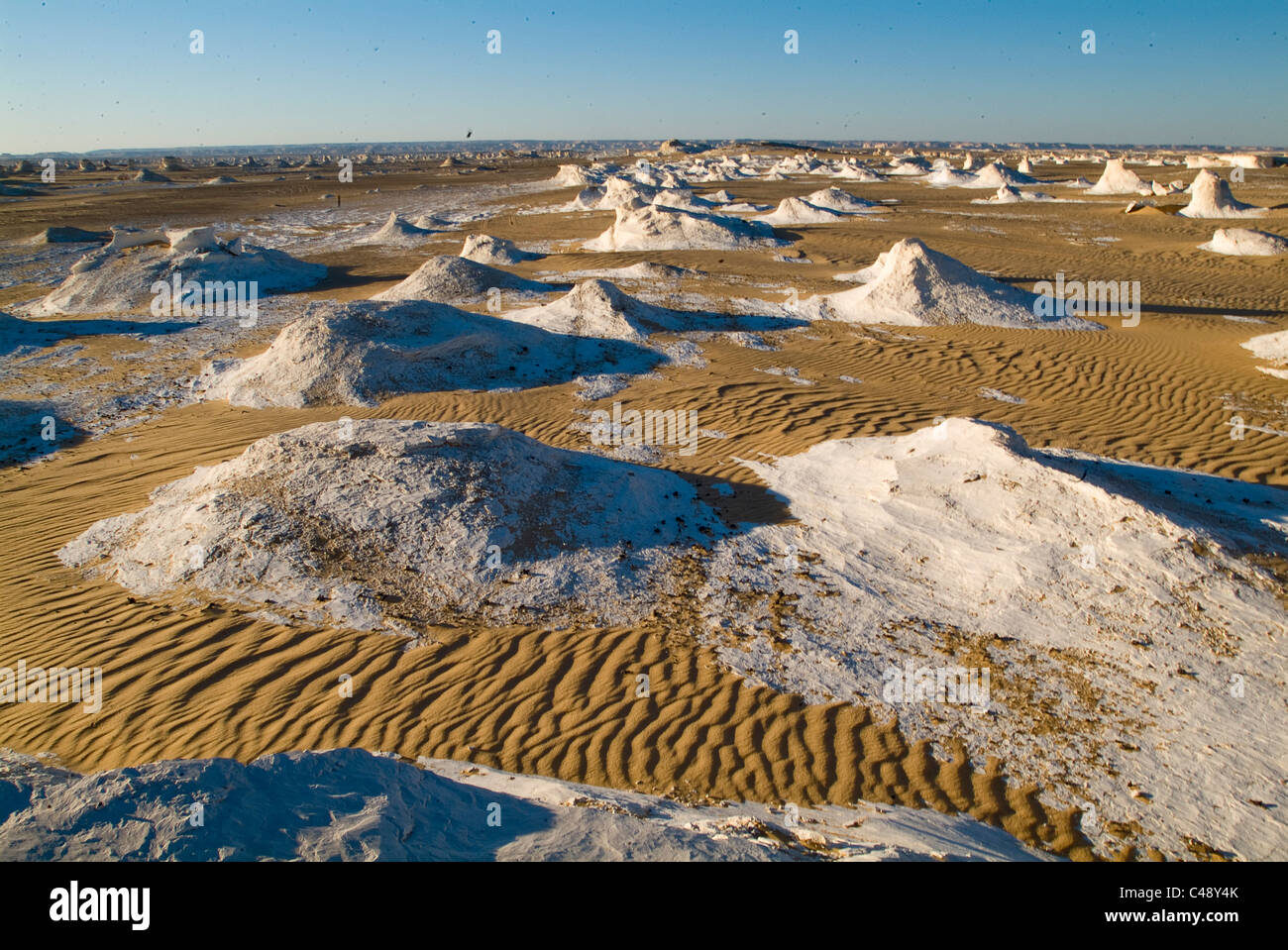 Photograph of the landscape of the western desert of Egypt Stock Photo ...