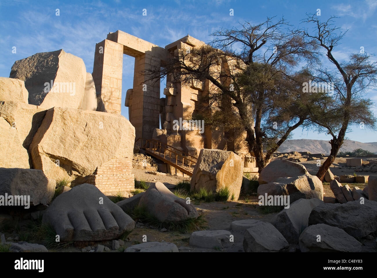 Photograph of the ruins of ancient Egypt Stock Photo - Alamy