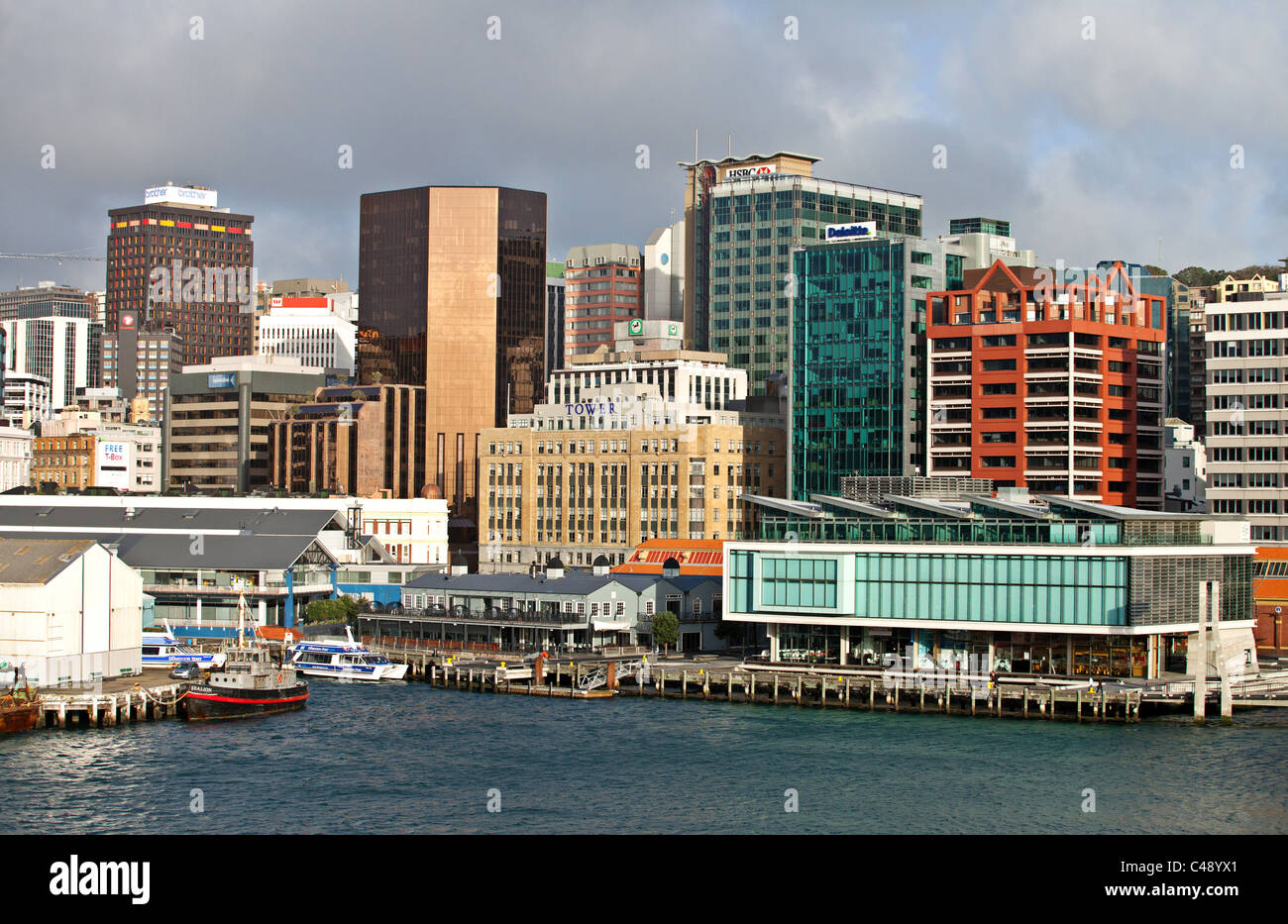 Wellington skyline hi-res stock photography and images - Alamy