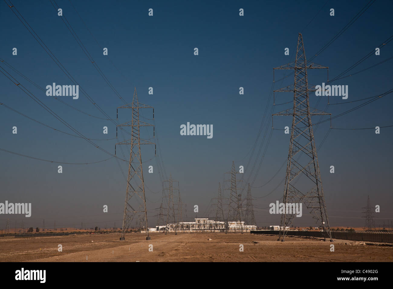Al Ain Sub Station Power Plant Abu Dhabi UAE Stock Photo - Alamy