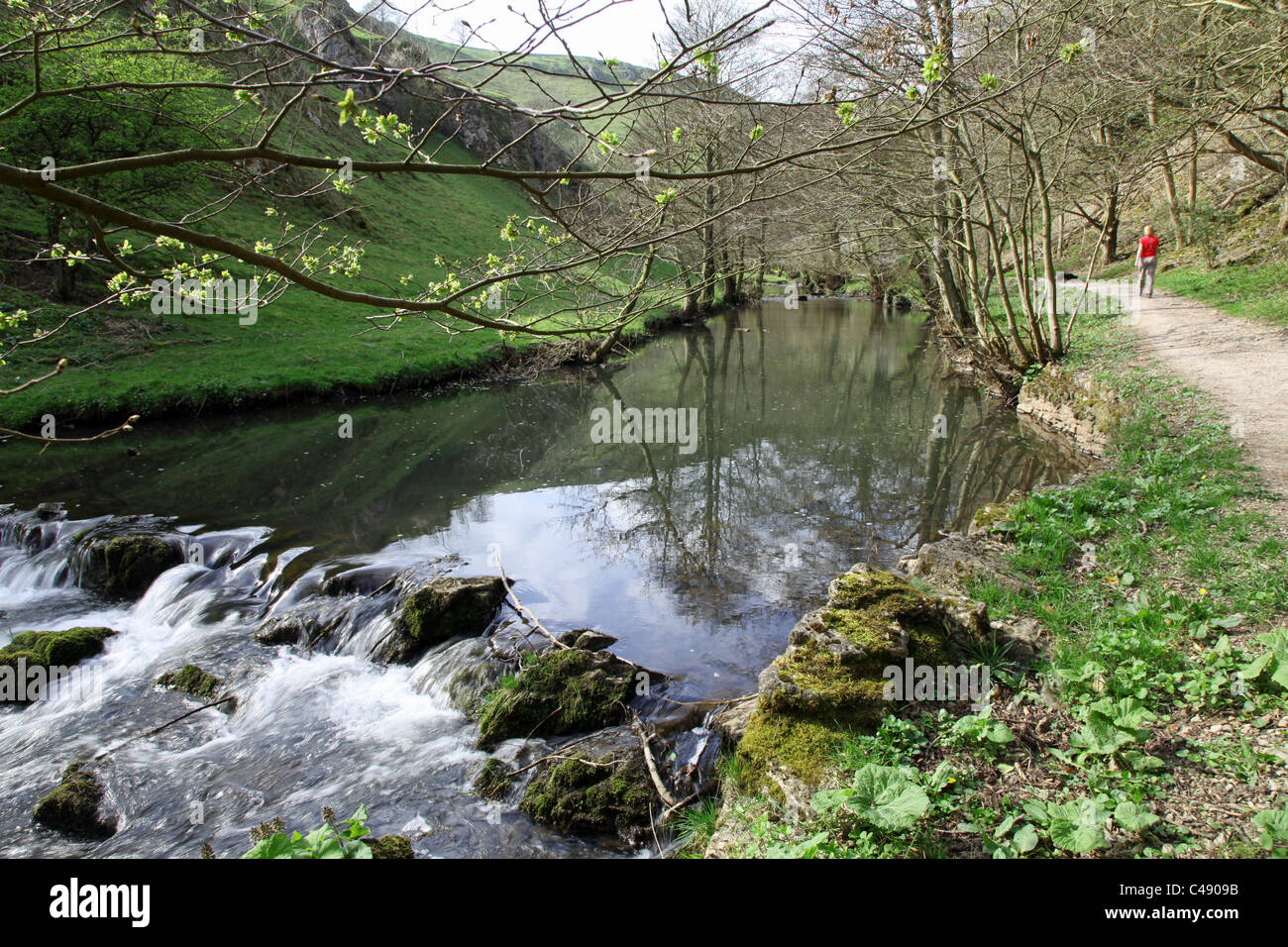 Wolfscote Dale on the Staffordshire, Derbyshire border, Peak District ...