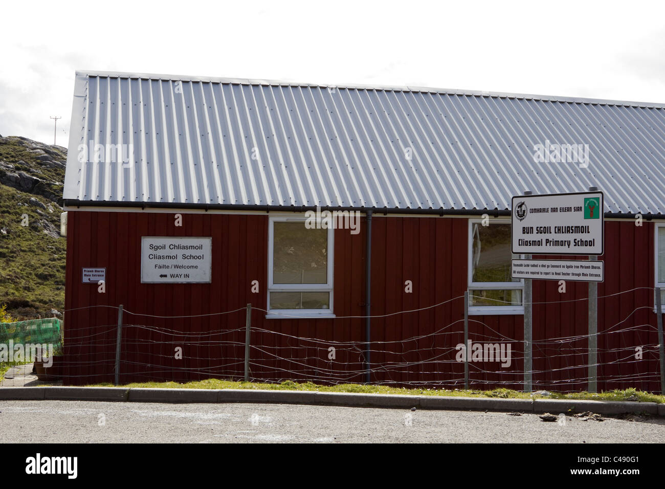 primary school isle lewis highlands scotland Stock Photo - Alamy