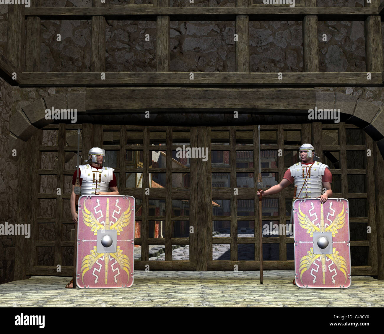 Roman legionary soldier hi-res stock photography and images - Alamy