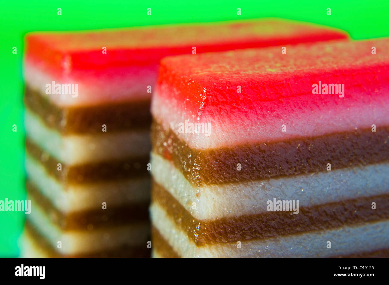 Lapis Kukus jelly sweets Stock Photo - Alamy