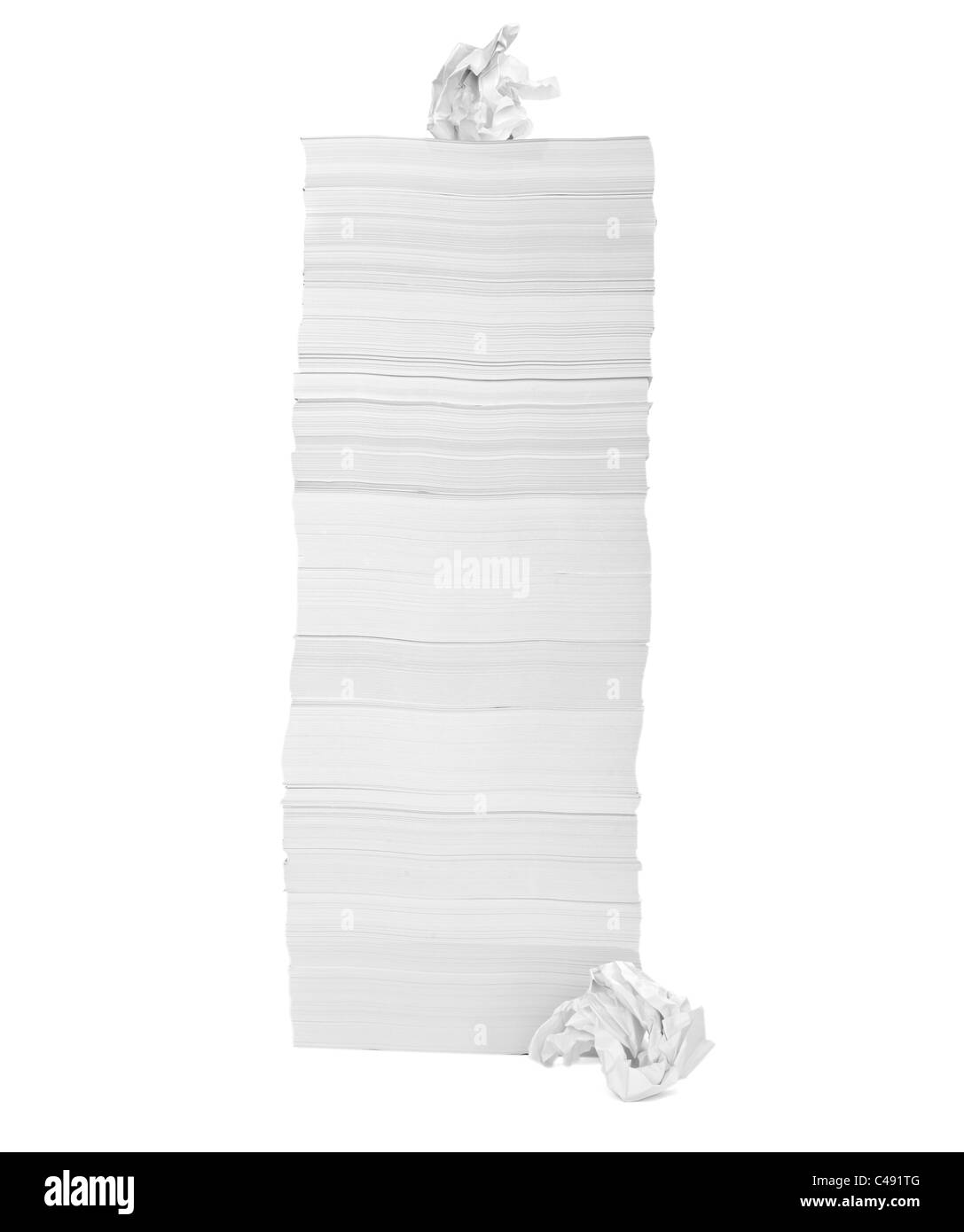 stack of paper Stock Photo - Alamy