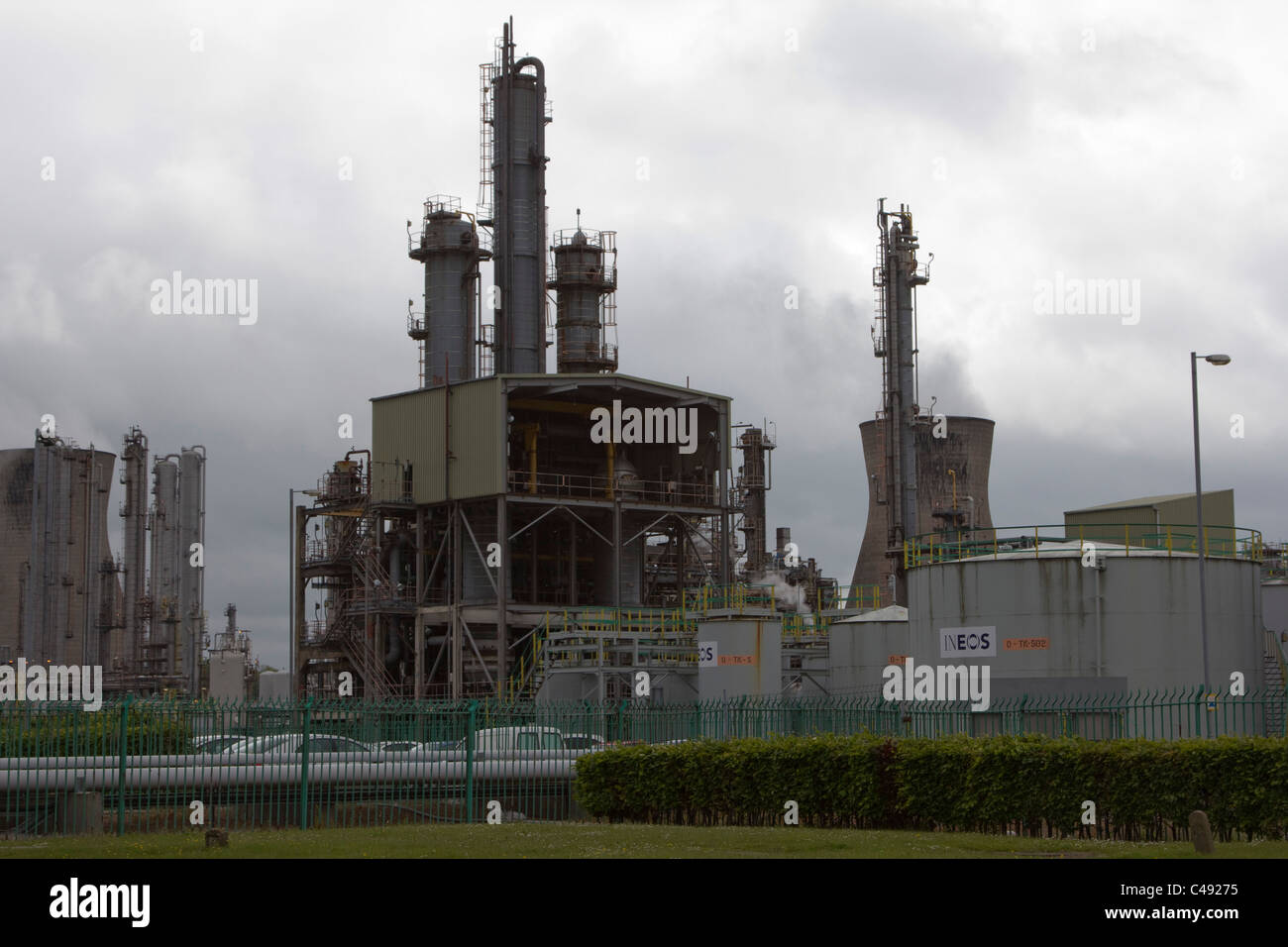 grangemouth chemical works scotland Stock Photo - Alamy