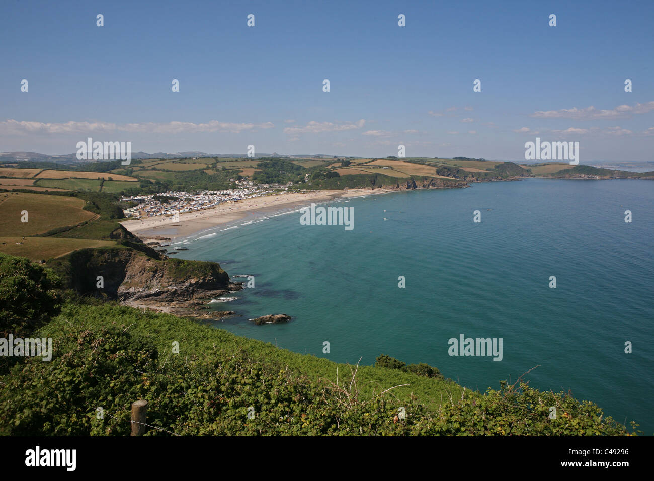 Pentewan sands holiday park hi-res stock photography and images - Alamy