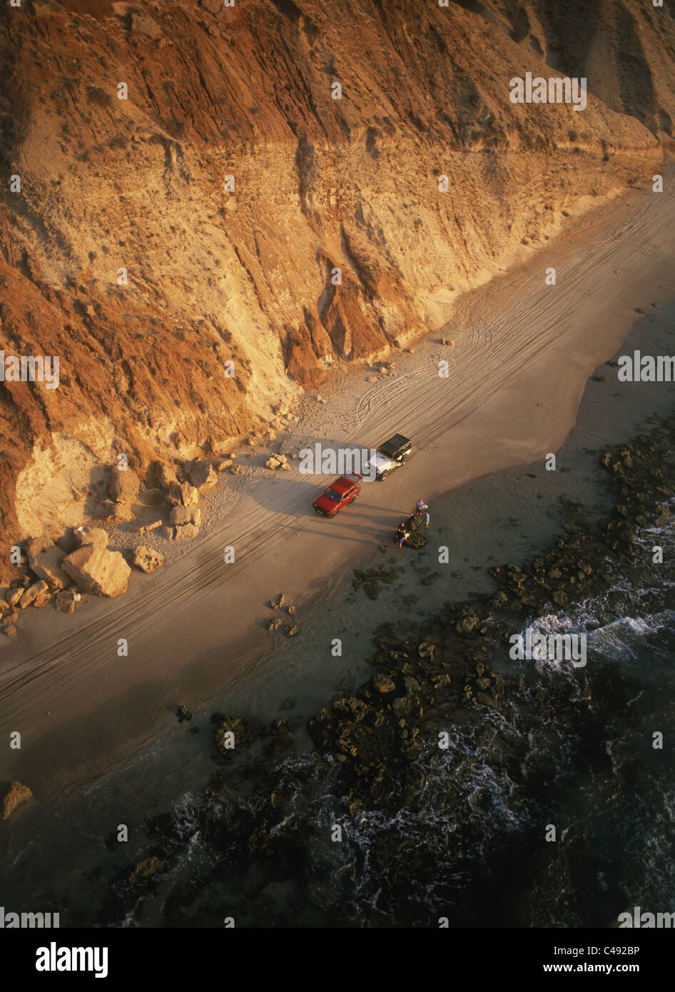 Aerial photograph of Ga'ash beach in the Coastal plain Stock Photo - Alamy