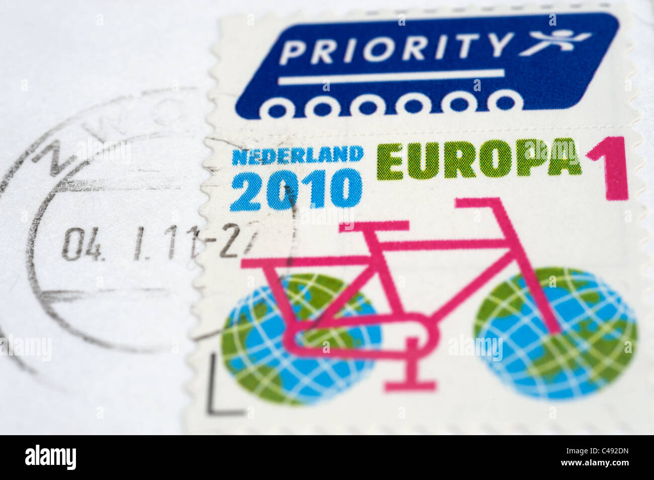 Postage stamp (Netherlands Stock Photo - Alamy