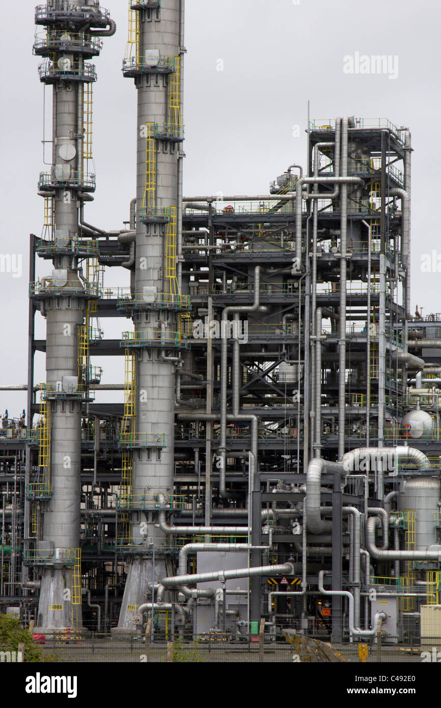grangemouth chemical works scotland Stock Photo - Alamy
