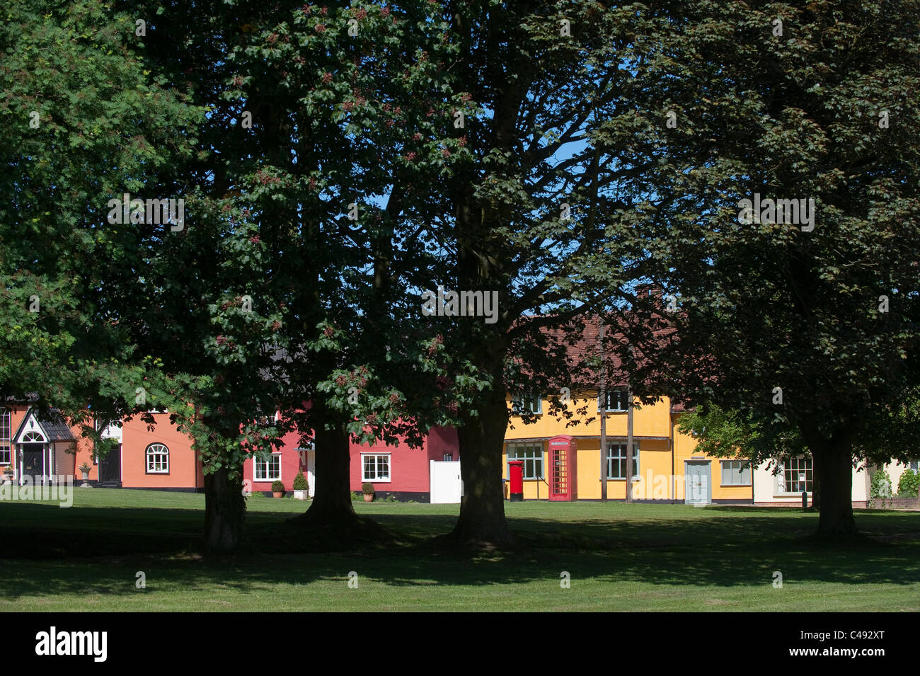 Village Green, Hartest, Cambridgeshire Stock Photo - Alamy