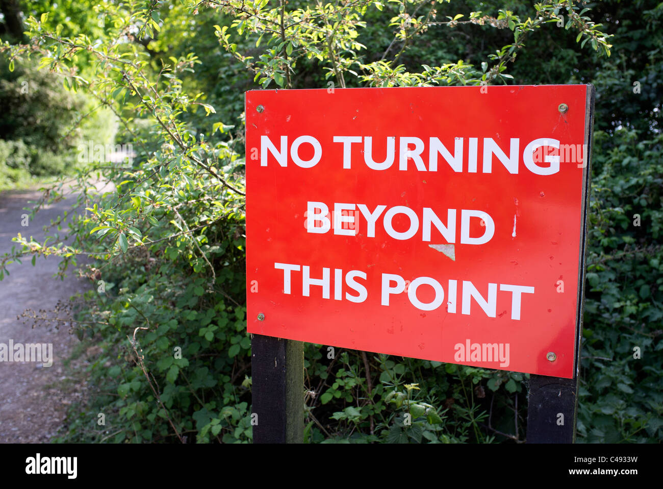 Do not go beyond this point hi-res stock photography and images - Alamy
