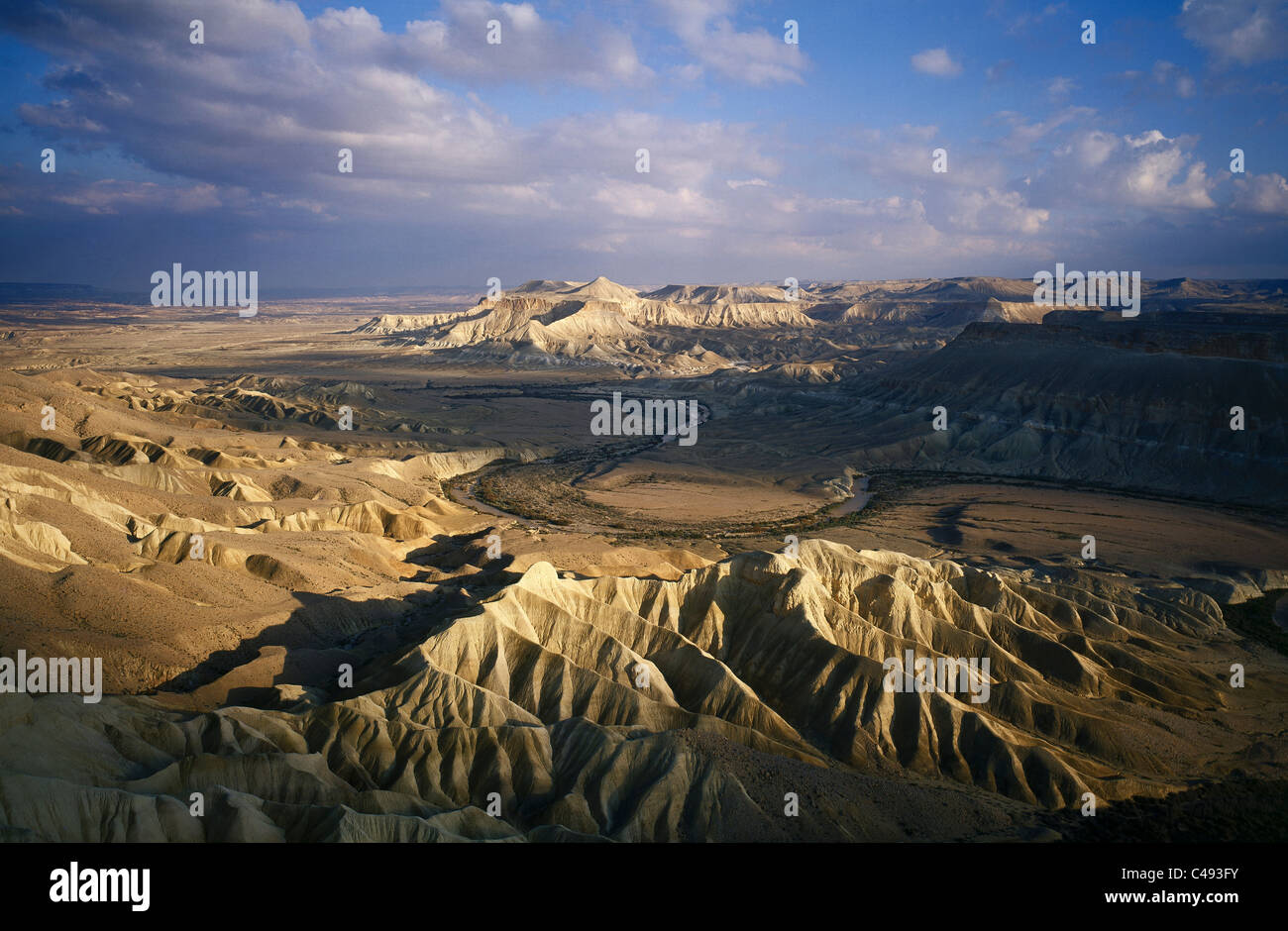 Aerial photograph of Zin river in the Negev desert Stock Photo - Alamy