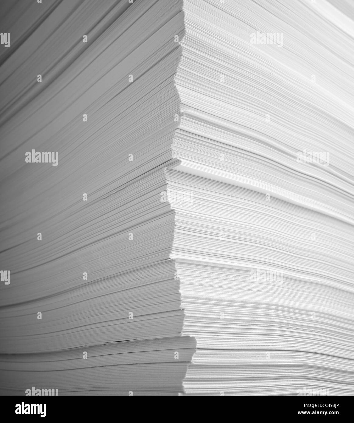 stack of paper Stock Photo - Alamy