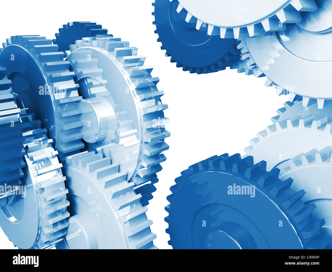 fine 3d image of classic gear Stock Photo - Alamy