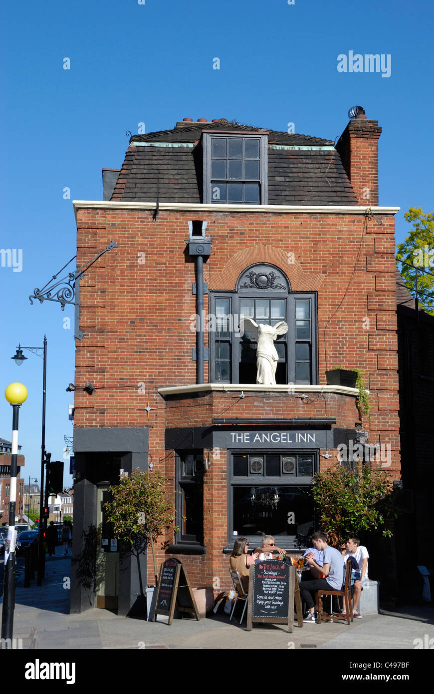 The Angel Inn pub in Highgate, London, England Stock Photo - Alamy
