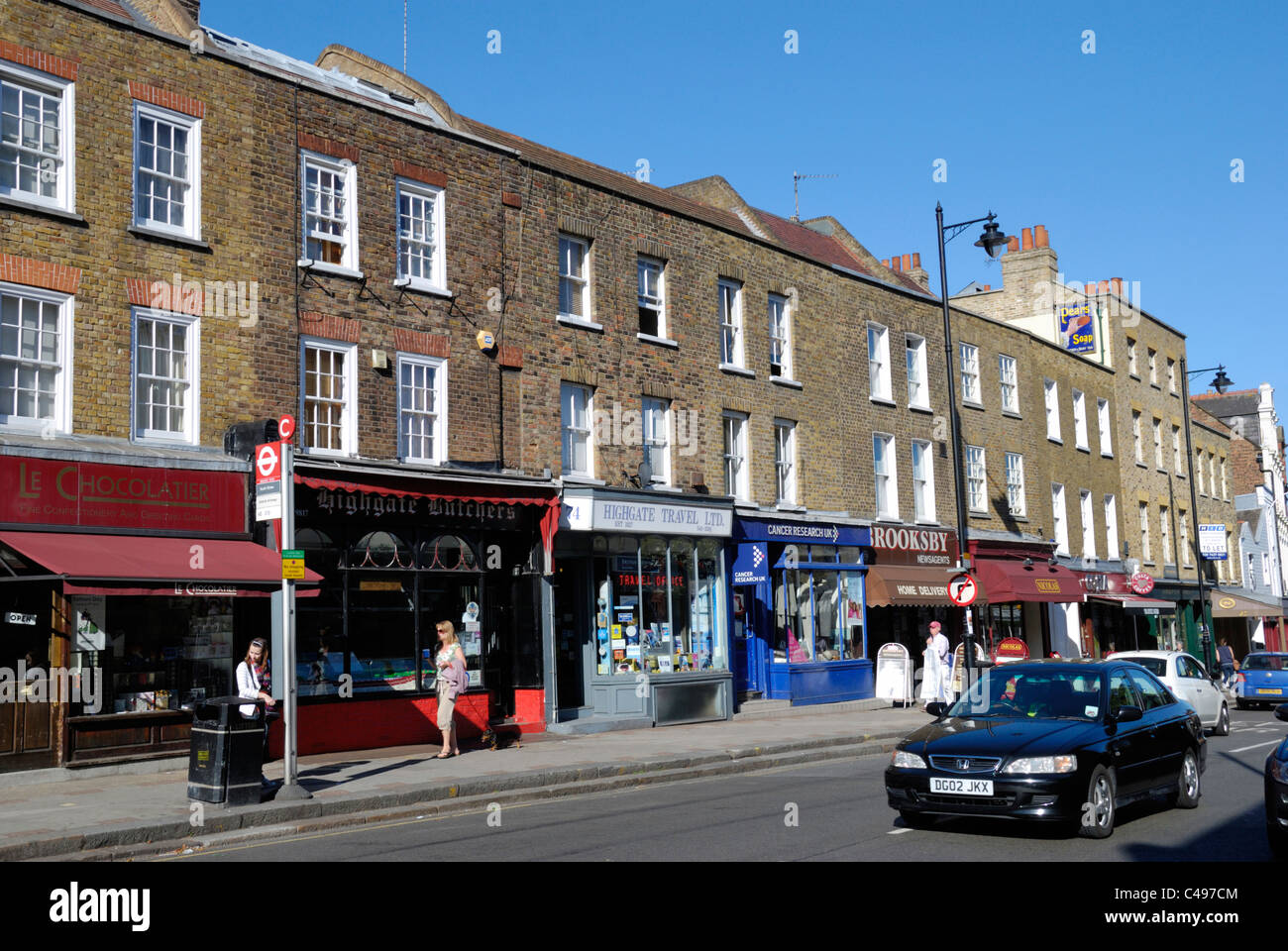 Highgate high street hi-res stock photography and images - Alamy