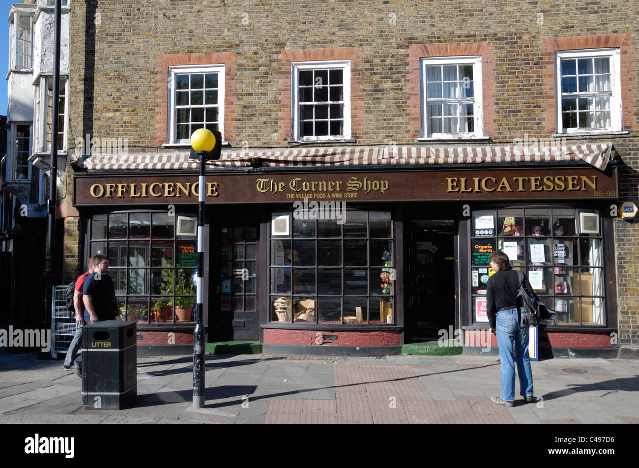 The Corner Shop, Highgate Village, London, England Stock Photo - Alamy