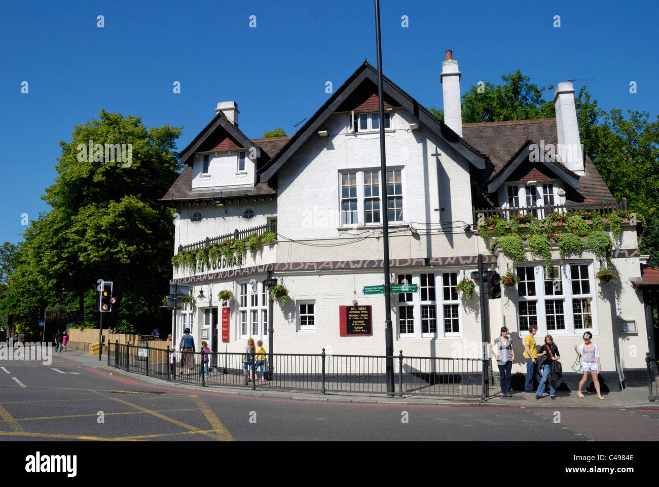The Woodman public house in Highgate, London, England Stock Photo - Alamy
