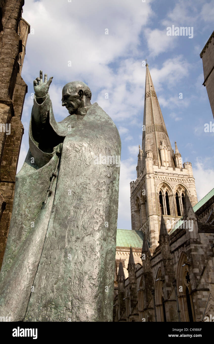 statue of St. Richard Bishop of Chichester Sussex England Stock Photo ...