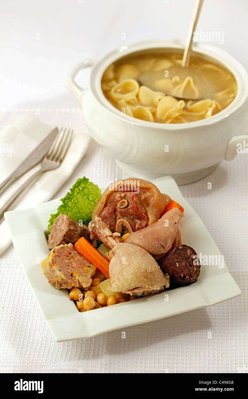 Escudella Recipe Trip #175 Andorra (Europe) Andorran Chicken, Beef,