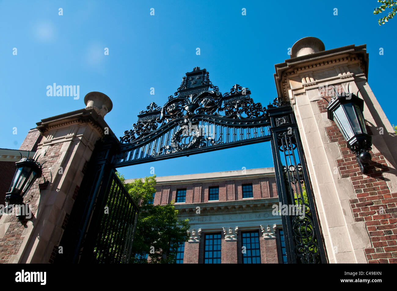 Gates of Harvard University Stock Photo - Alamy