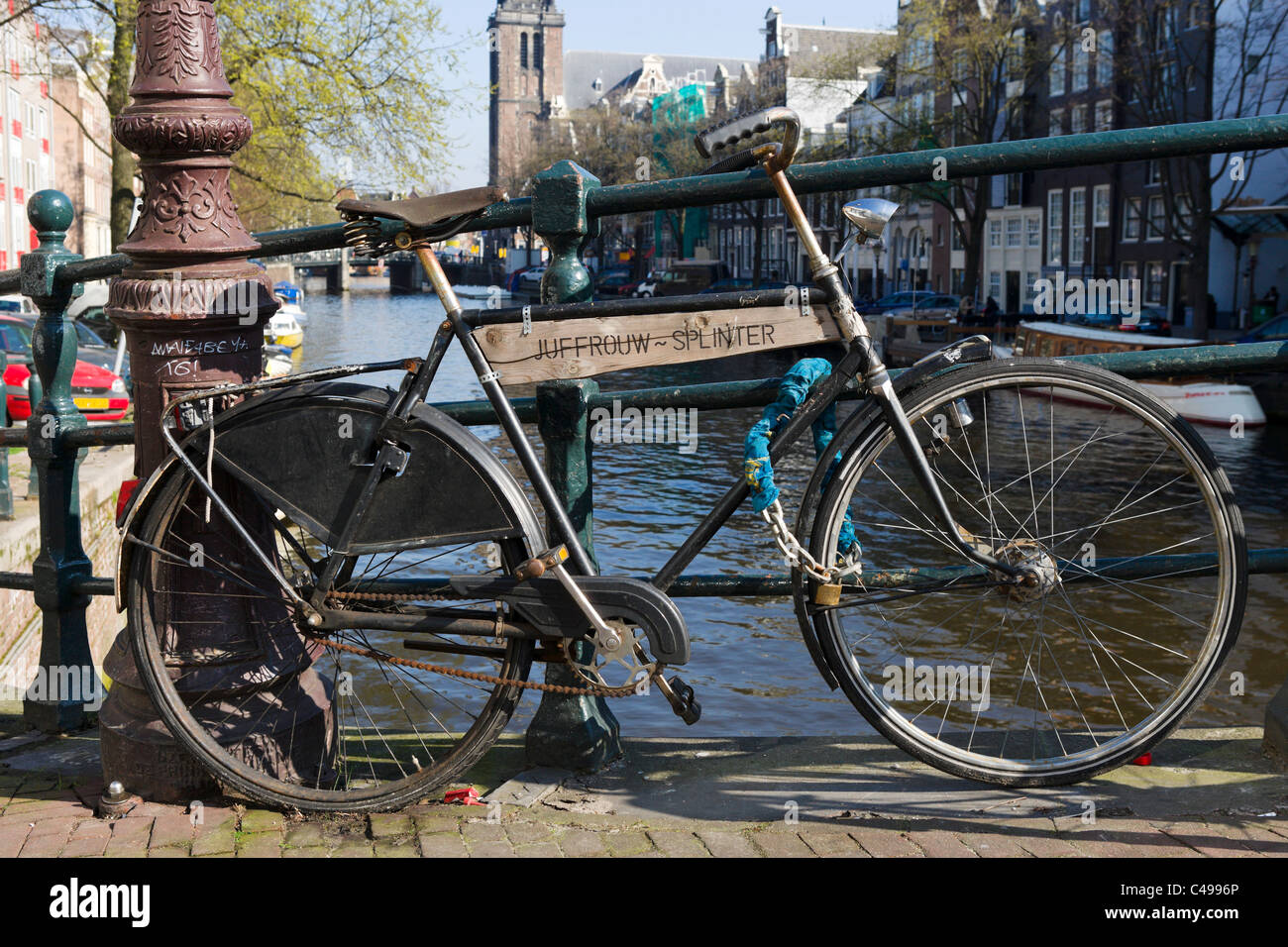 Bridge Over Canal With Bicycles High Resolution Stock Photography and ...
