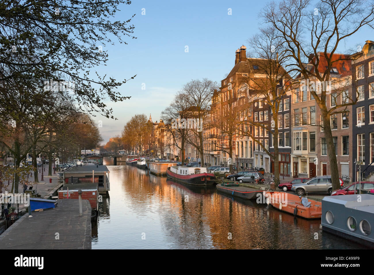 Dutch Houses Canal Amsterdam High Resolution Stock Photography and ...
