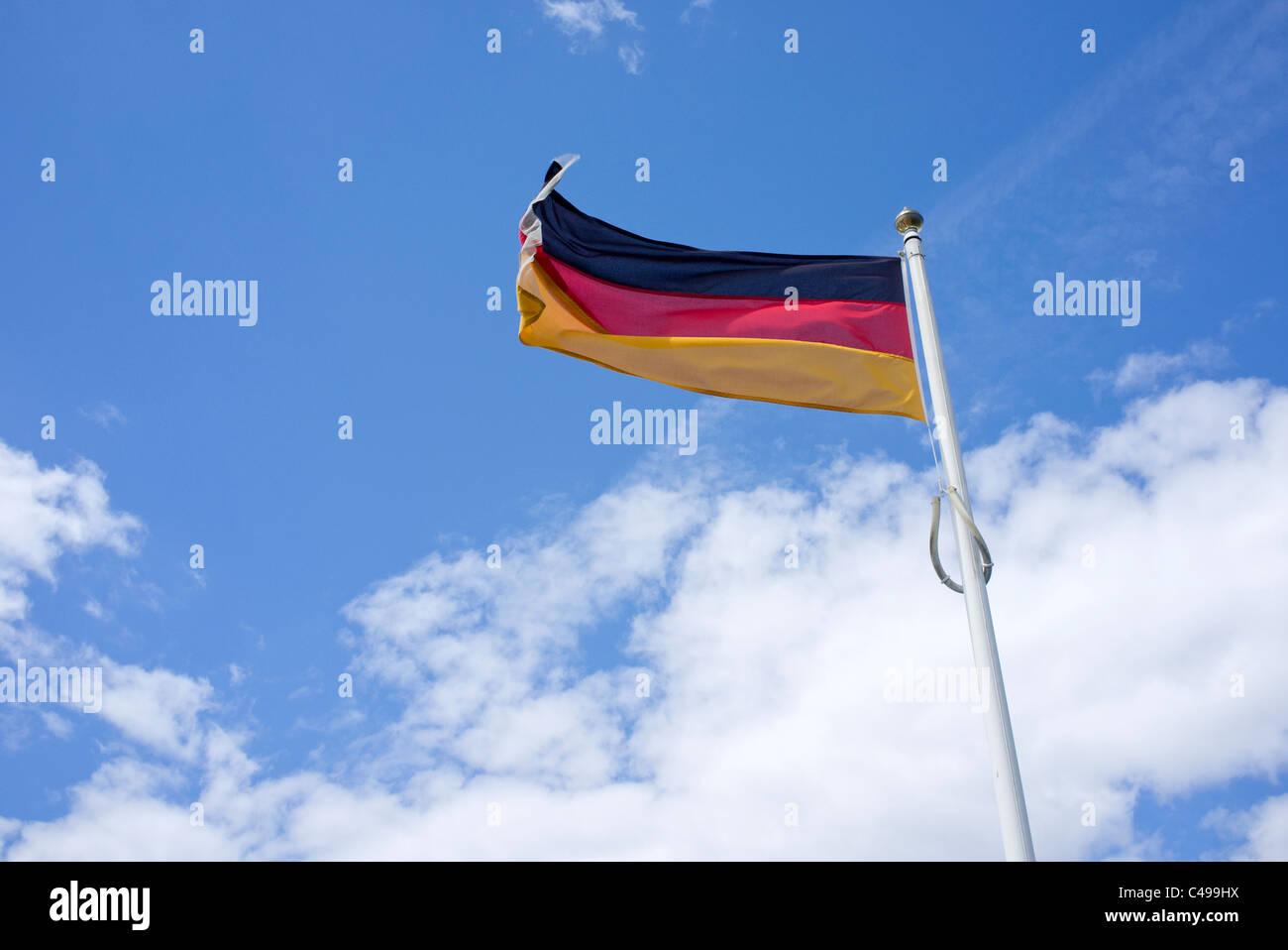 German flag pole hi-res stock photography and images - Alamy