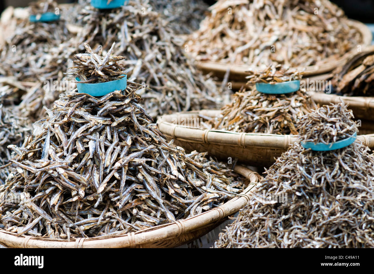 Dried fish in Market waikabubak sumba indonesia Stock Photo - Alamy