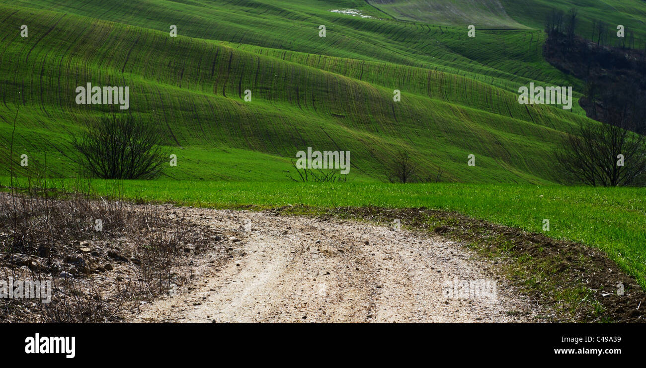 Bright green hills hi-res stock photography and images - Alamy