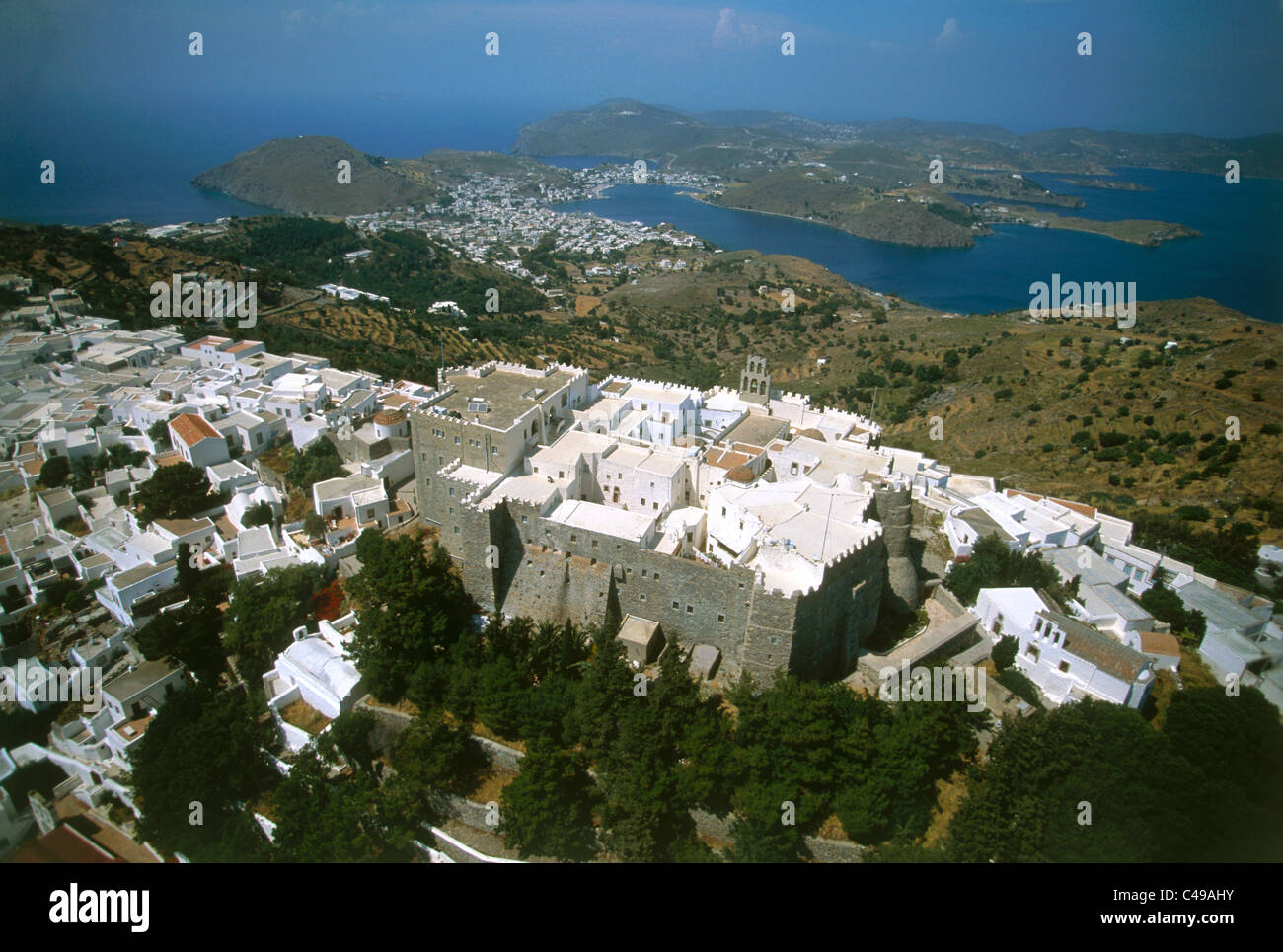 Monastery Of Agios Ioannis Theologos High Resolution Stock Photography ...