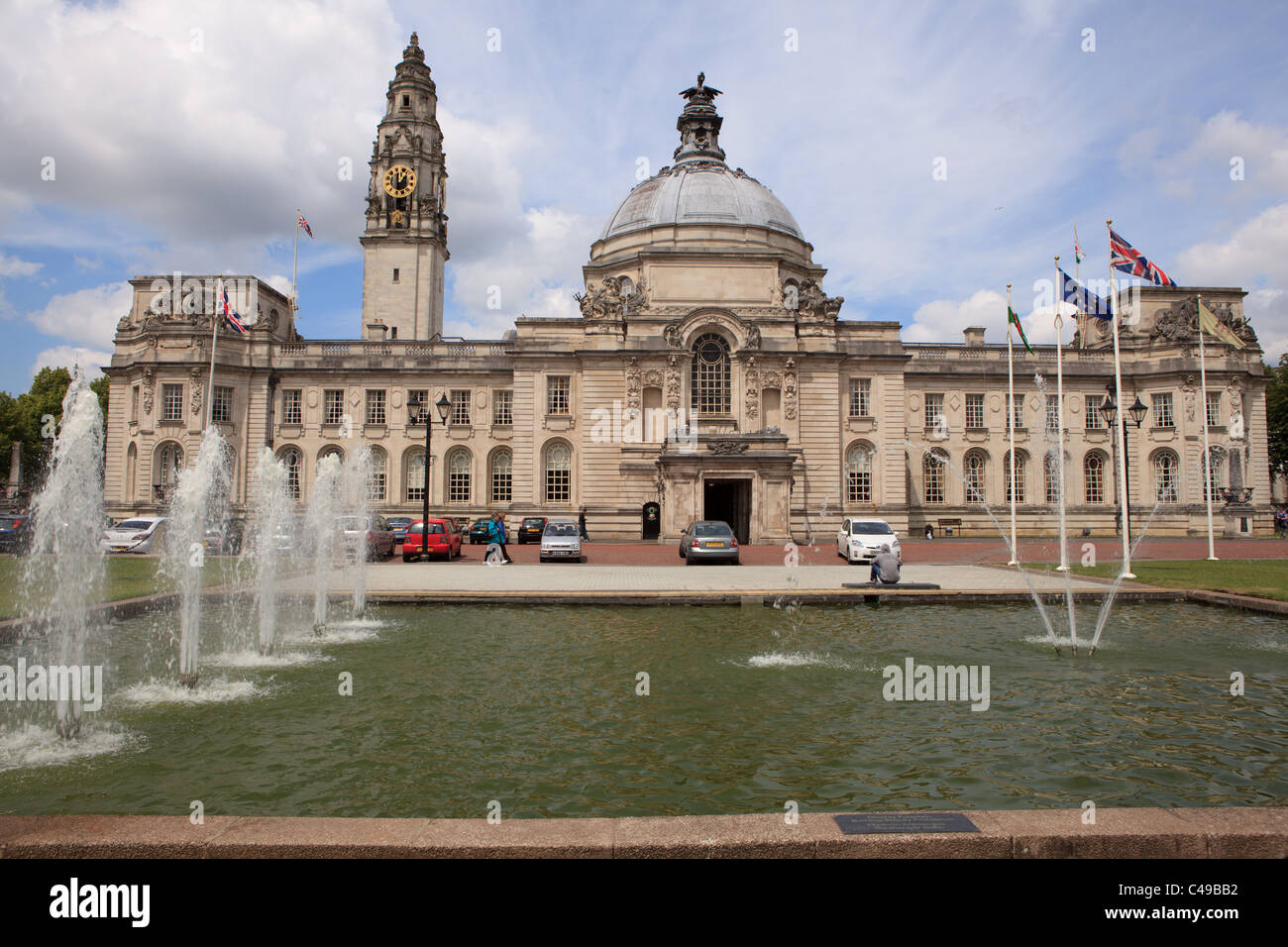 Cardiff civic centre hi-res stock photography and images - Alamy