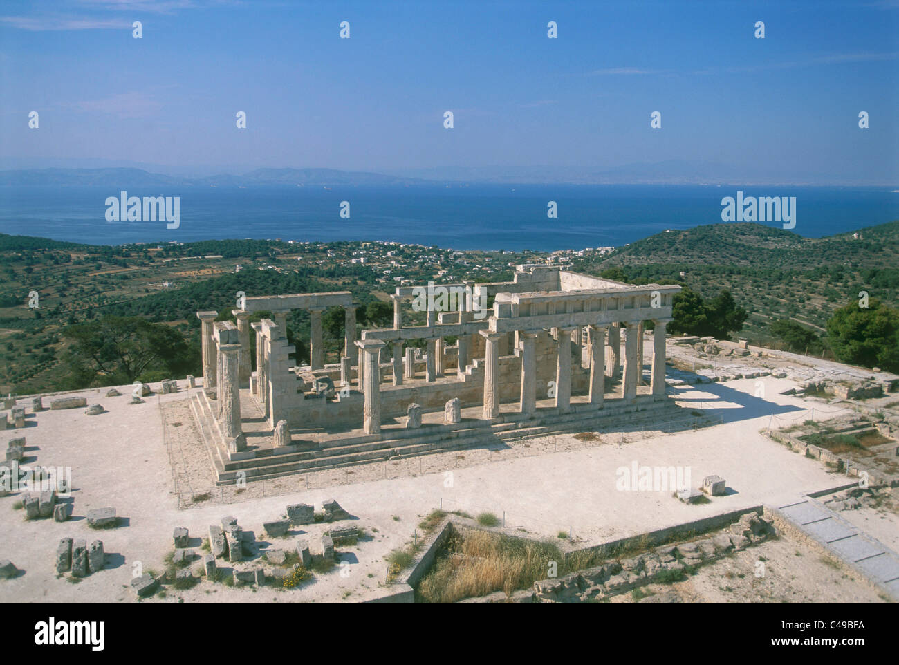 Aphea temple hi-res stock photography and images - Alamy