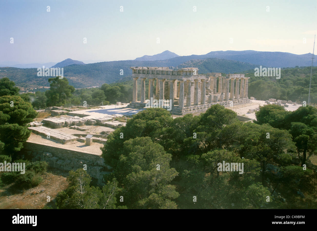 Aphea temple hi-res stock photography and images - Alamy