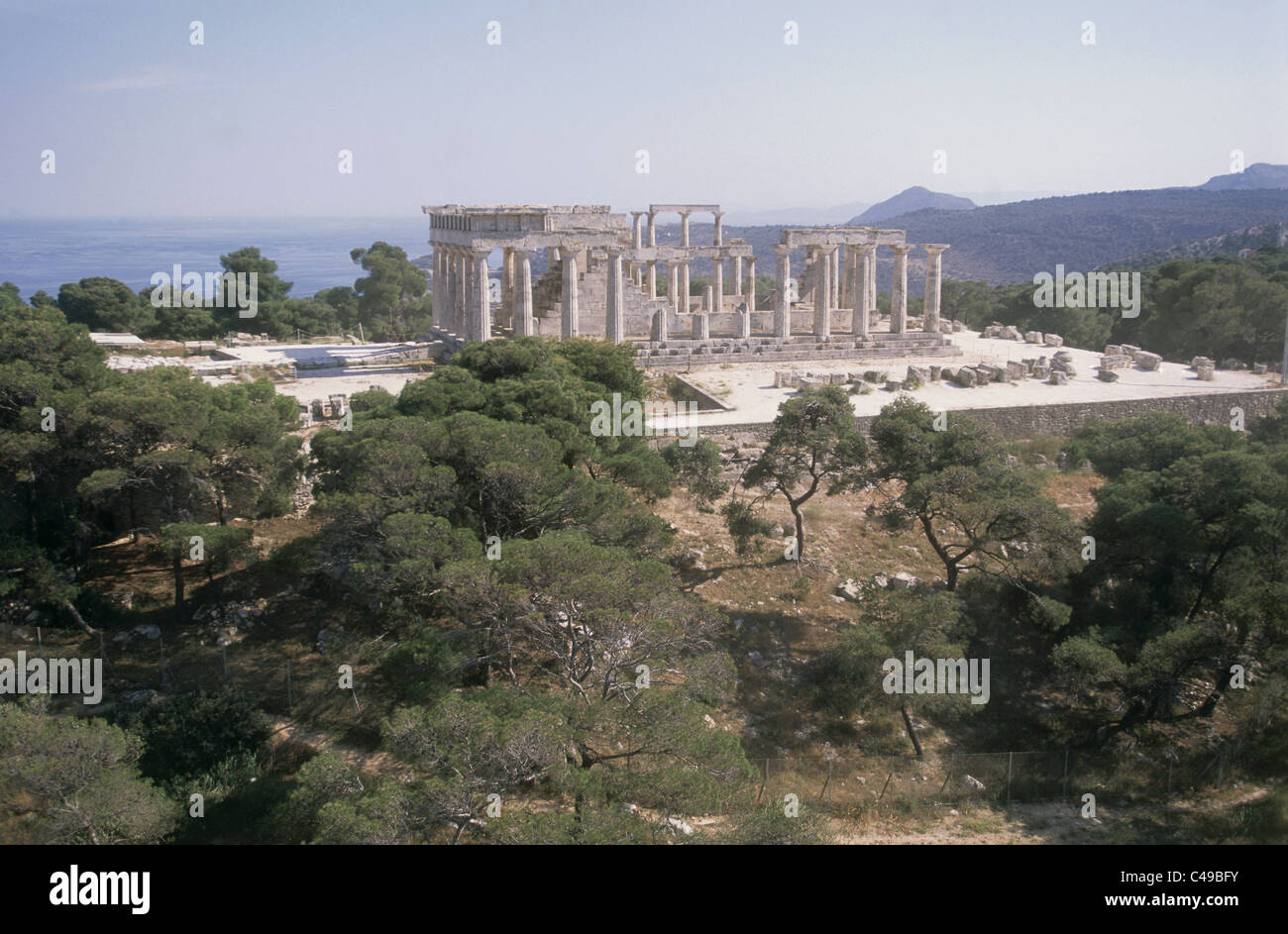 Aphea temple hi-res stock photography and images - Alamy
