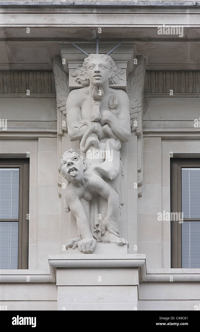 One of (6) images in this set related to grotesque figures upon a ...