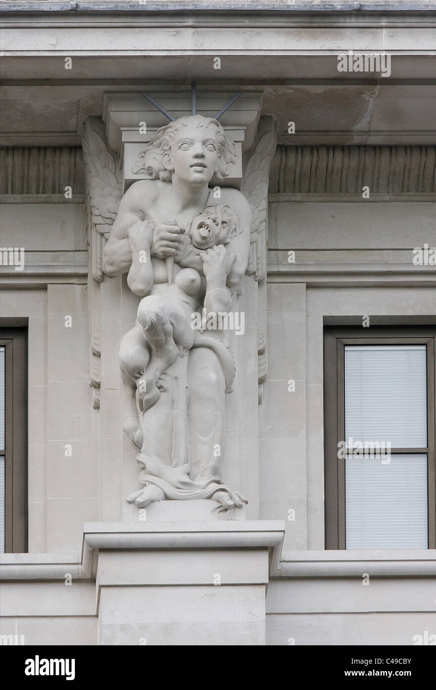 One of (6) images in this set related to grotesque figures upon a ...