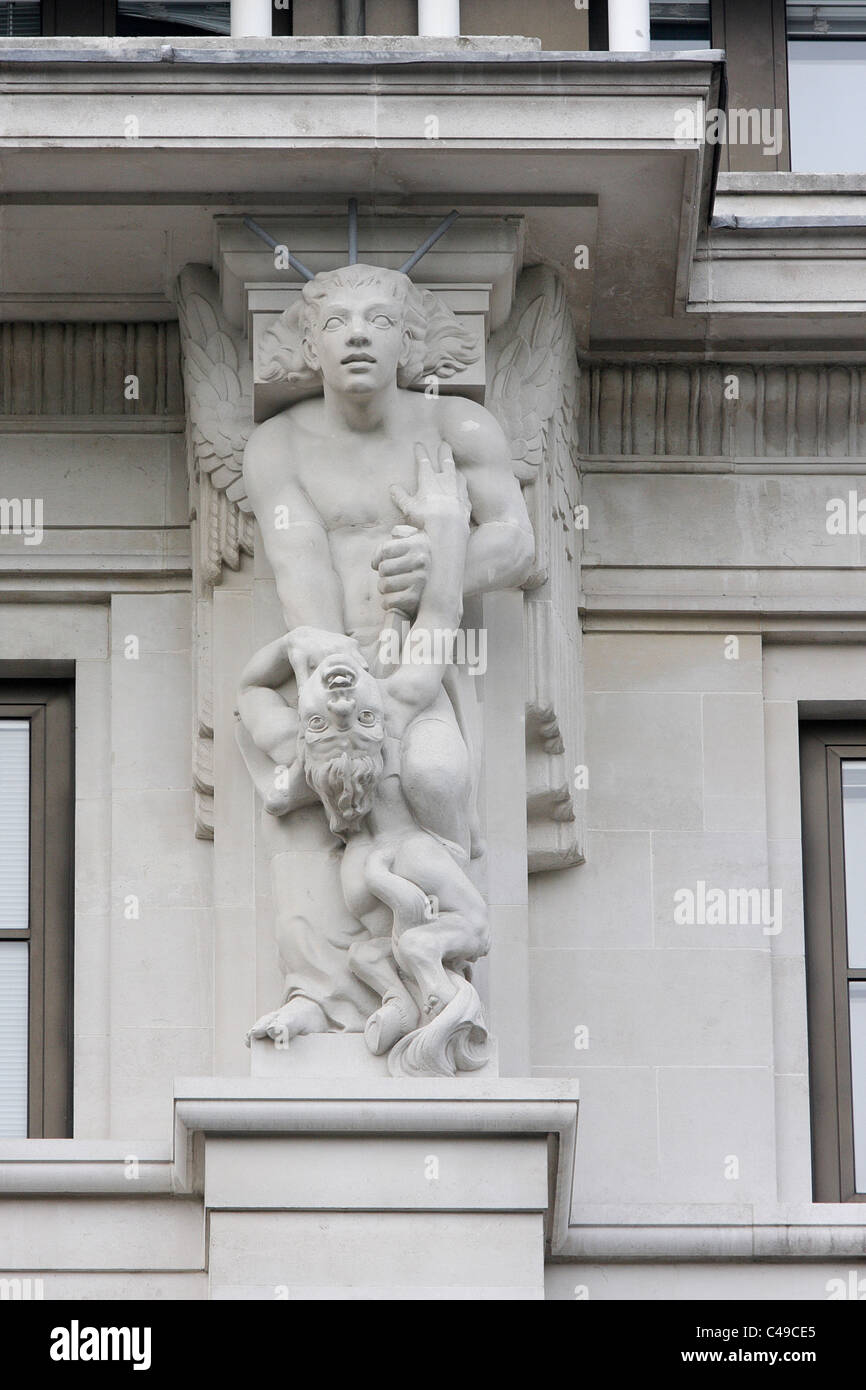 One of (6) images in this set related to grotesque figures upon a ...